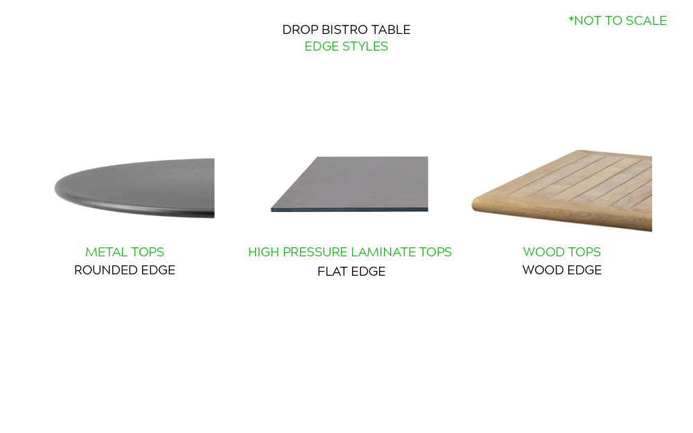Cane-line Drop Bistro Table